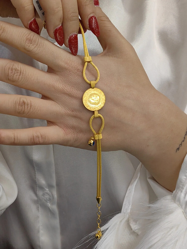 ALTIN LİRALI BİLEKLİK | NASİP KUYUMCU