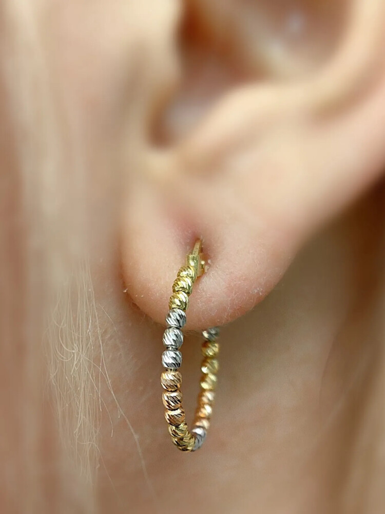 ALTIN DORİKA KÜPE | NASİP KUYUMCU